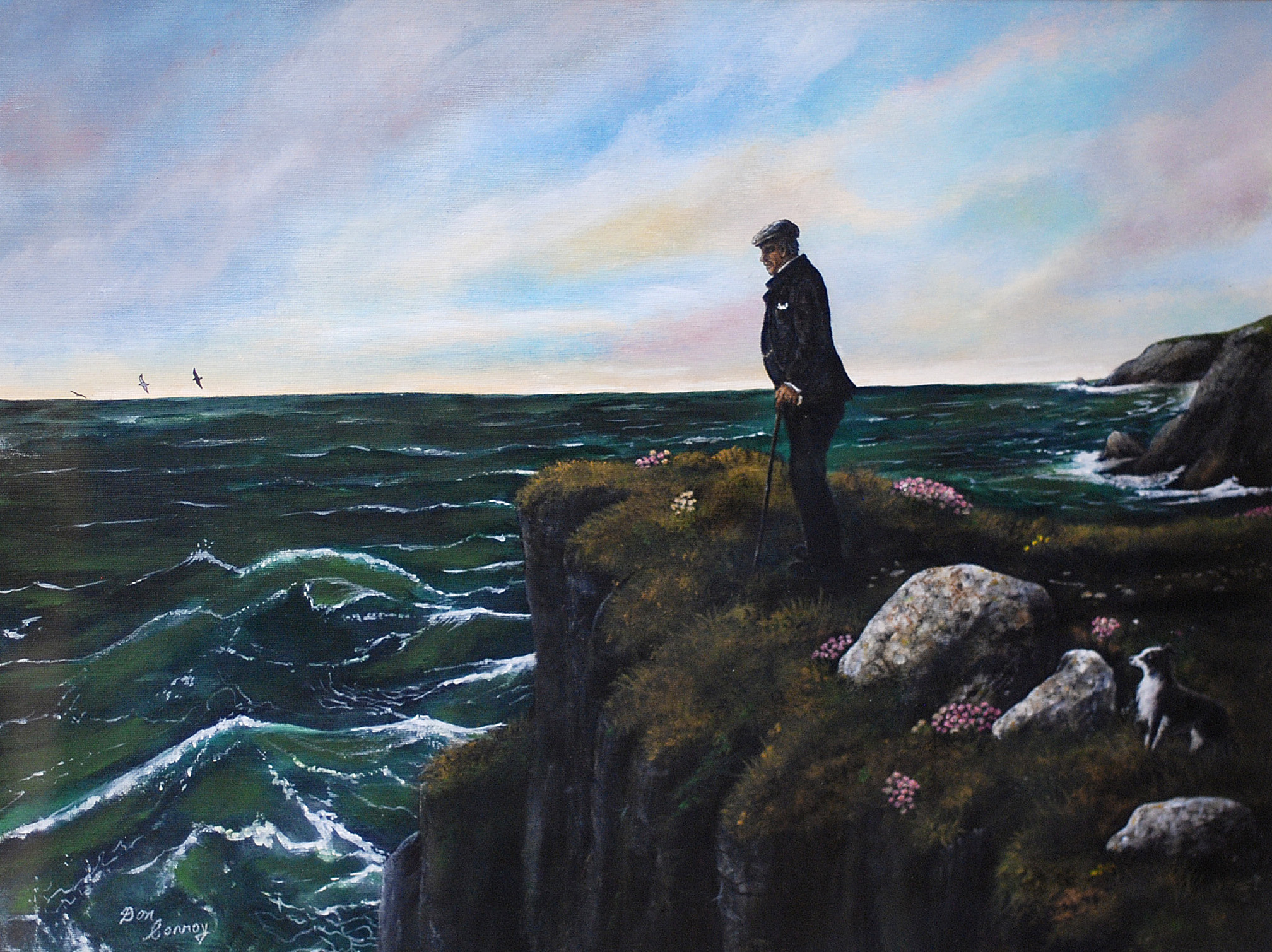 the old currach man remembers oil – Don Conroy